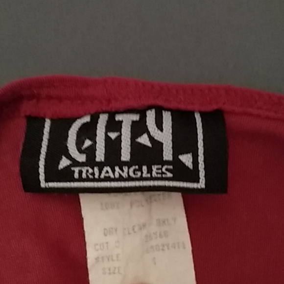 City Triangles | Dresses | City Triangles Cardinal Red Dress | Poshmark